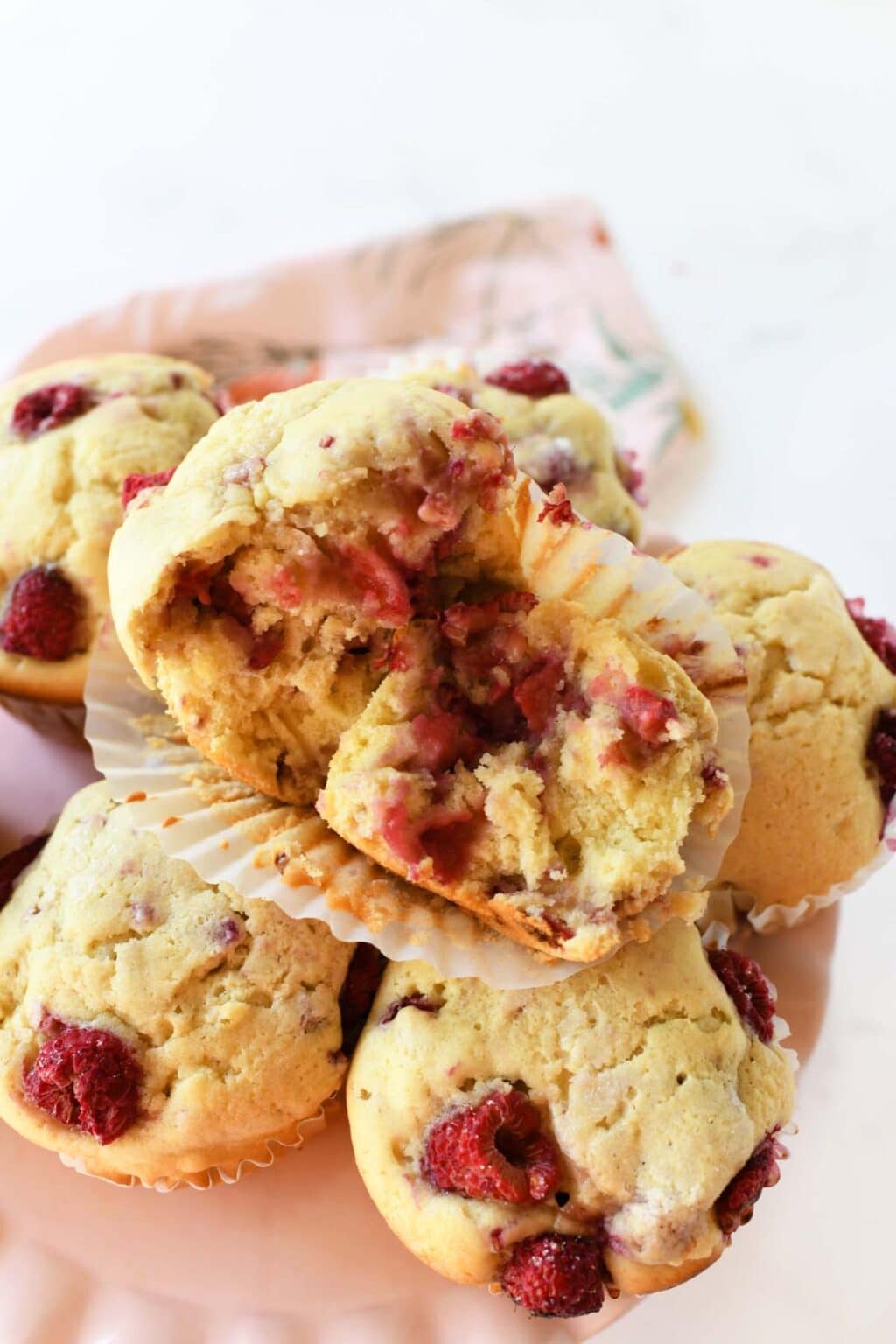 Jumbo Bakery Style Raspberry Muffins - Muffin Tin Recipes