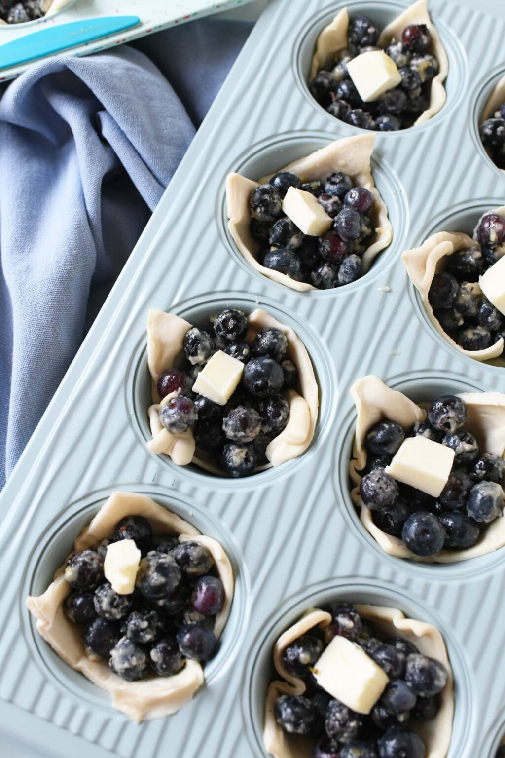 Blueberry Puff Pastry Tarts - Muffin Tin Recipes